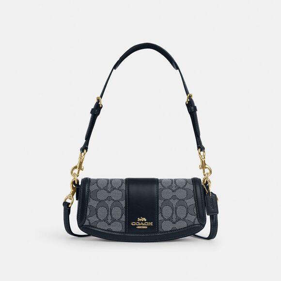 Coach | Bags | Nwt Coach Outlet Andrea Small Shoulder Bag In Signature ...